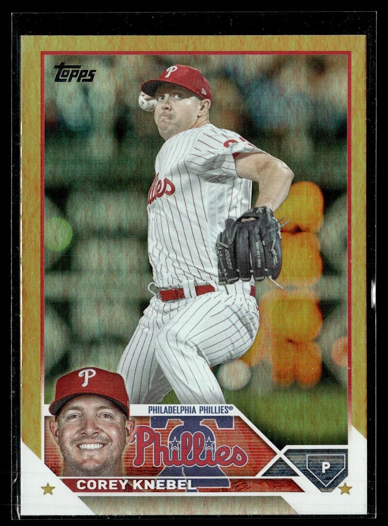 2023 TOPPS GOLD RAINBOW FOIL 28 Corey Knebel - Philadelphia Phillies | eBay