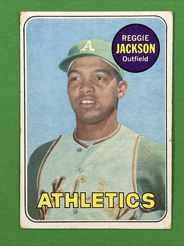 1969 Topps #260 Reggie Jackson RC HOF Rookie Oakland A’s Mr. October ...