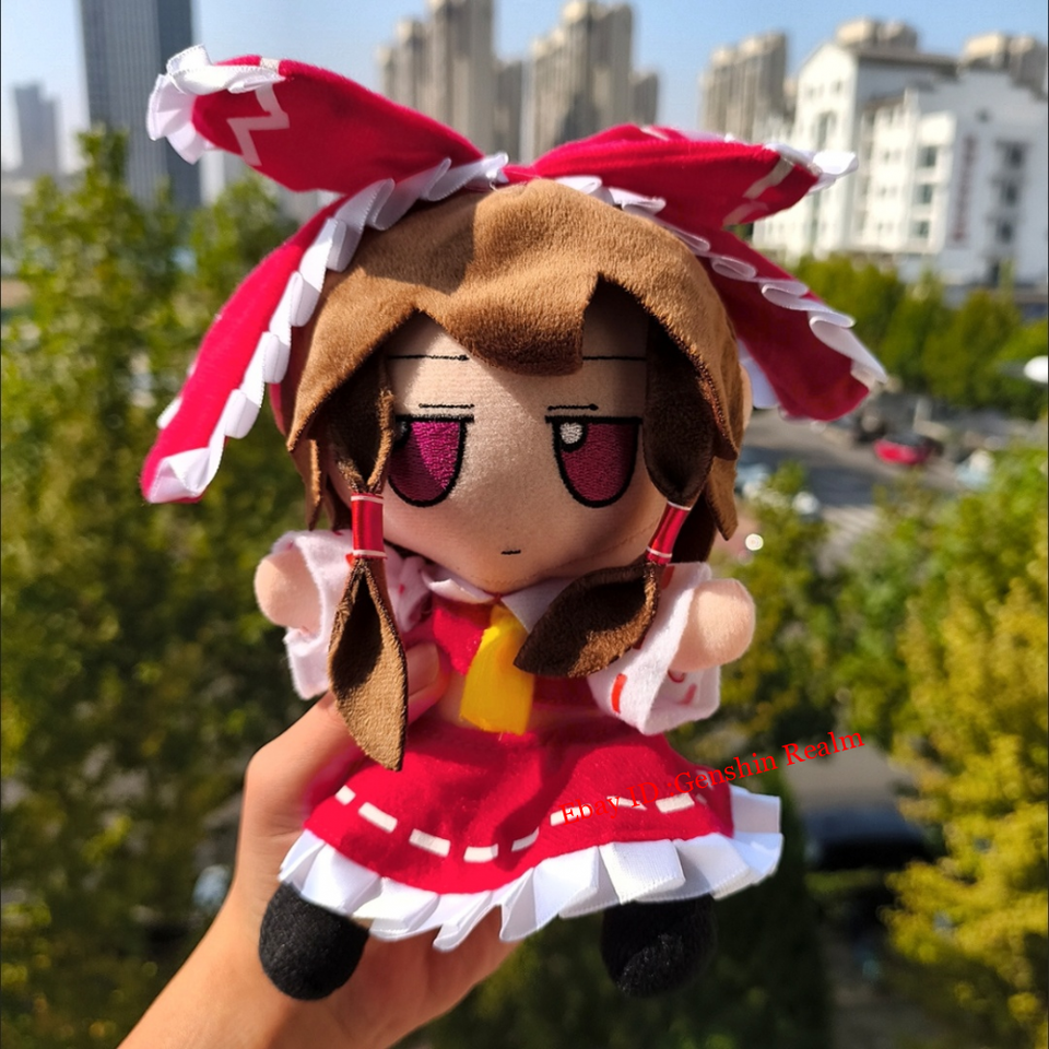 Anime Touhou Project Fumo Collection Hakurei Reimu 20cm Plush Doll ...