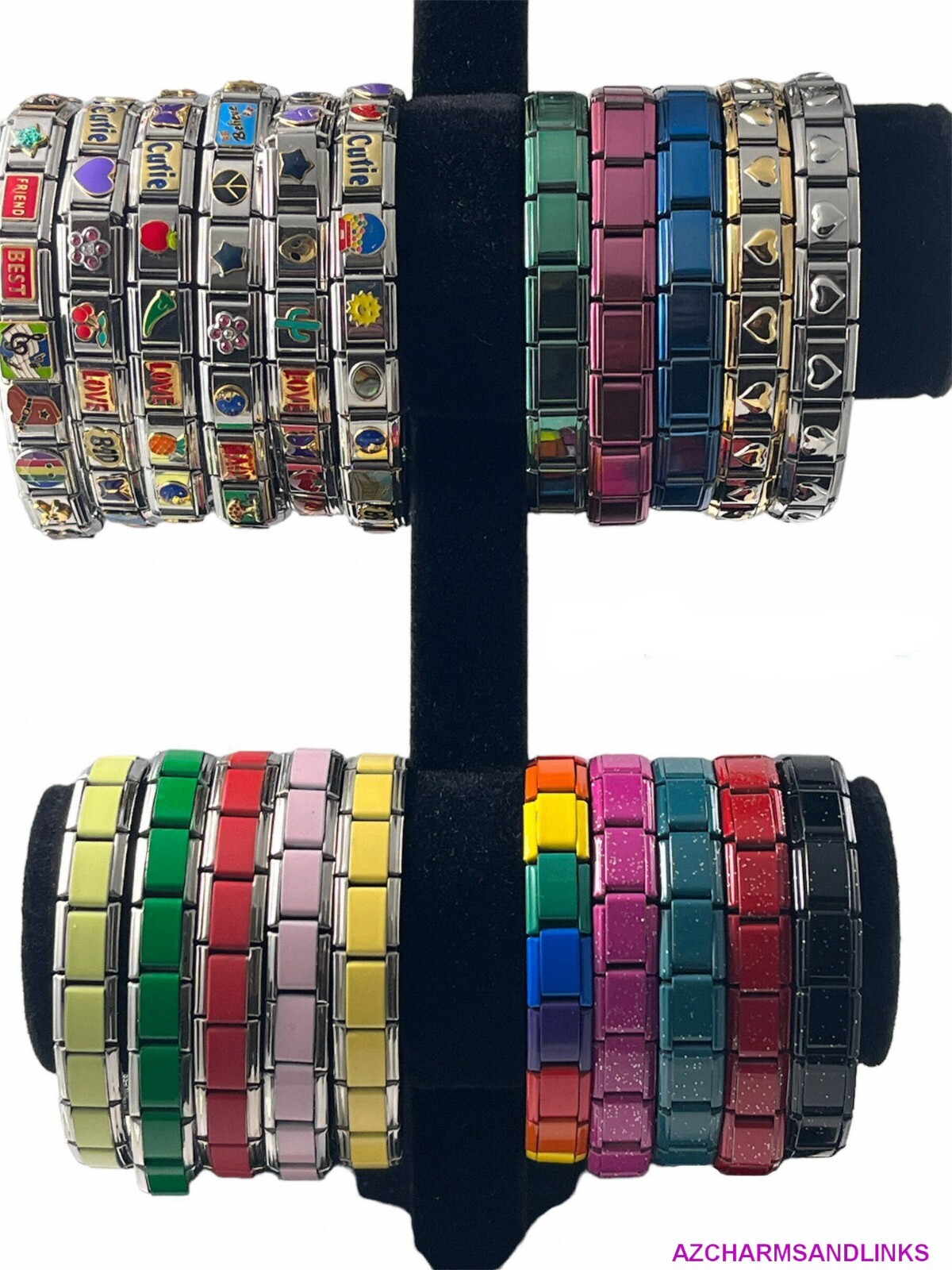 Italian Charms Birthstones Italian Modular Charm Links for your ...