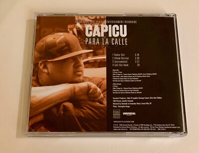 (NM) Promo CD Single Capicu Para La Calle (2006) Reggaeton 4 Tracks ...