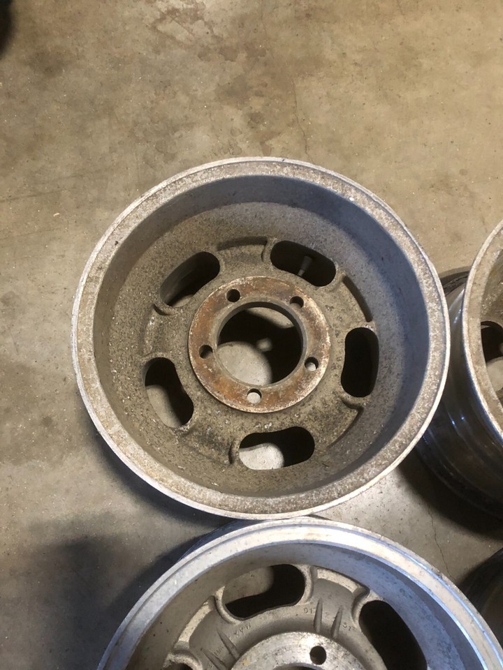 Vintage Jeep Wheels 15"x10" 5x5.5 Slot Wheels Aluminum Mag Wheel Ford ...