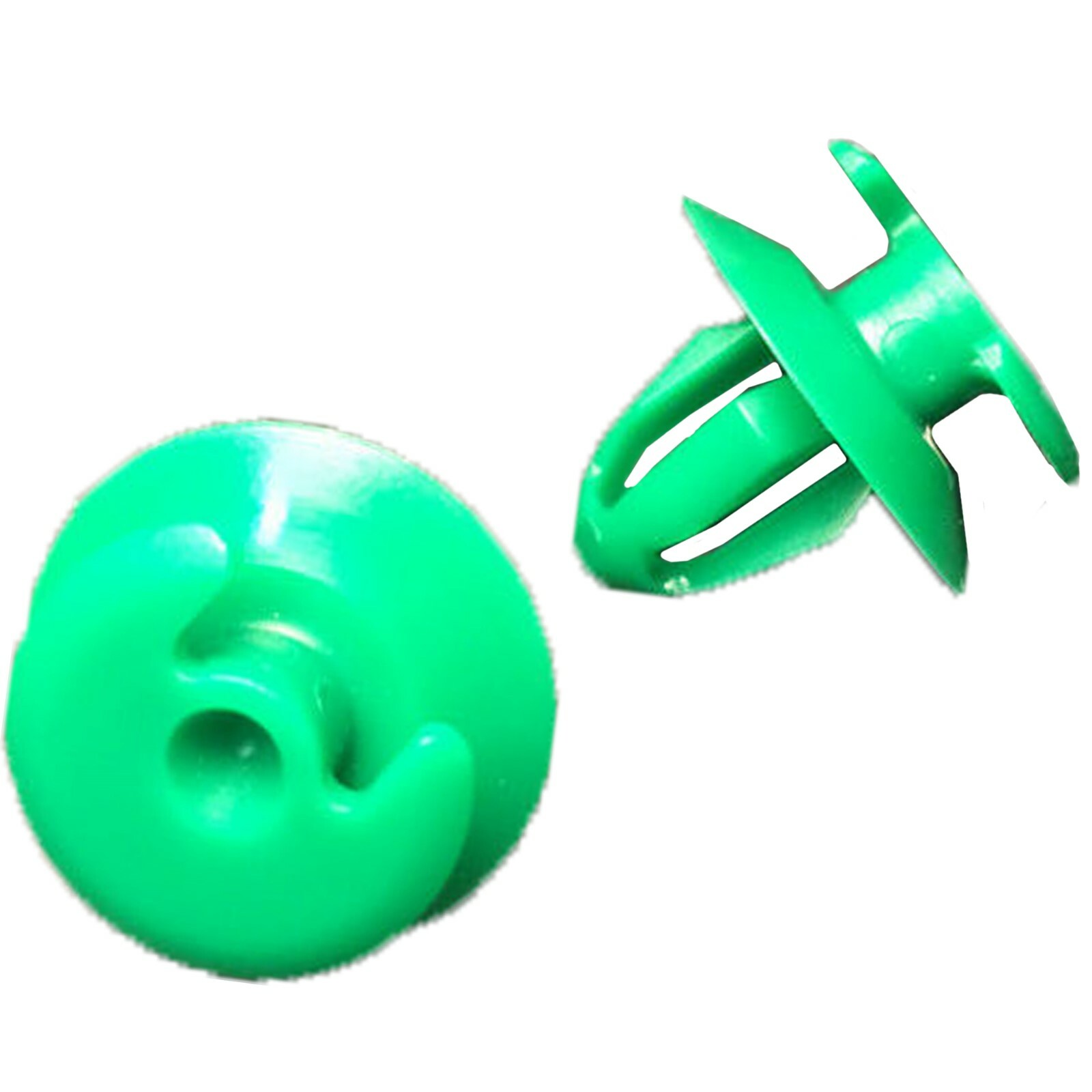 10x CLIPS For BMW DOOR PANEL MOULDING TRIM GREEN PLASTIC 8mm OEM ...