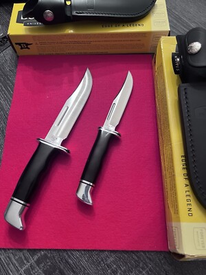BUCK USA 119 117 NEW ORG SHEATHS NIB. NIB 119 & 117 BLACK. | eBay