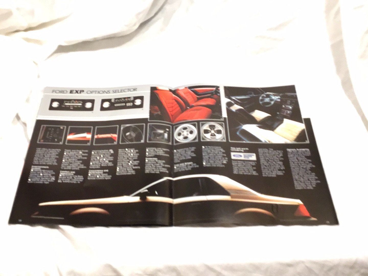 1982 Ford EXP sales brochure | eBay