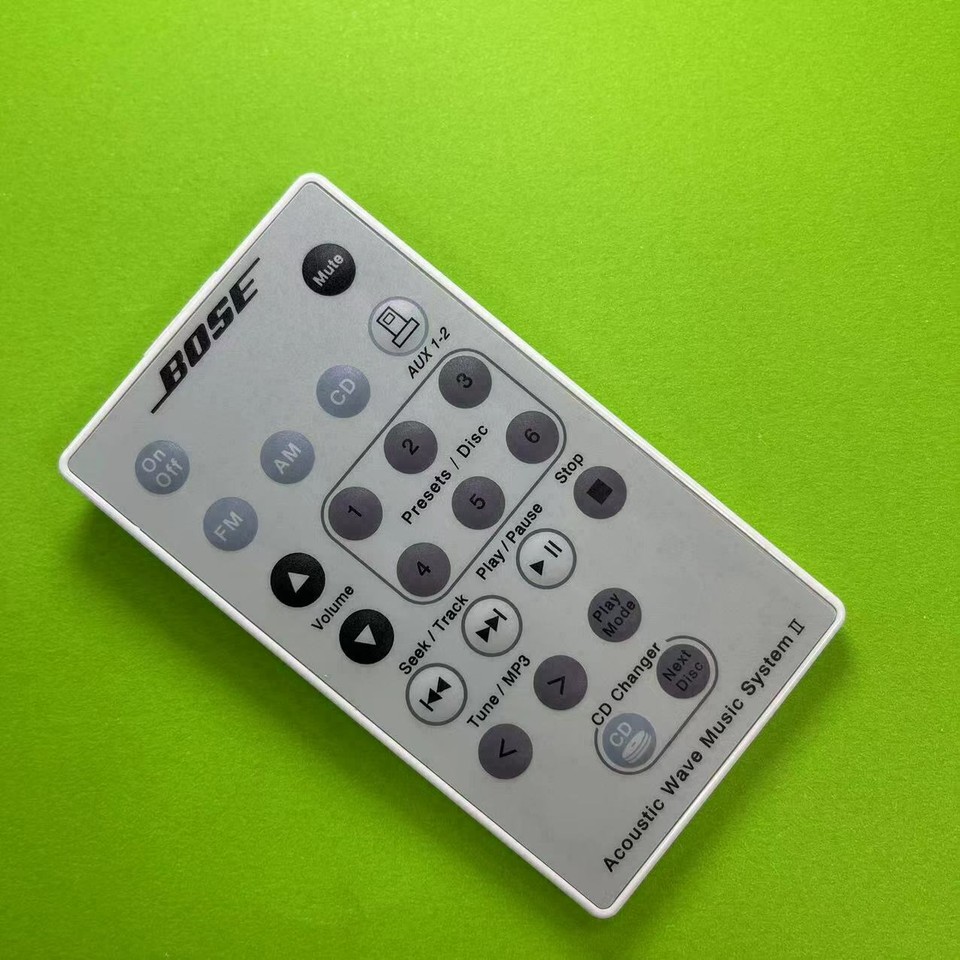 Bose-Acoustic Wave Music System II Remote Control white Original | eBay