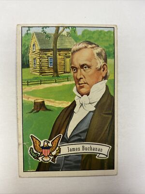 1956 U.S. Presidents James Buchanan Collector Series Card #18 | eBay
