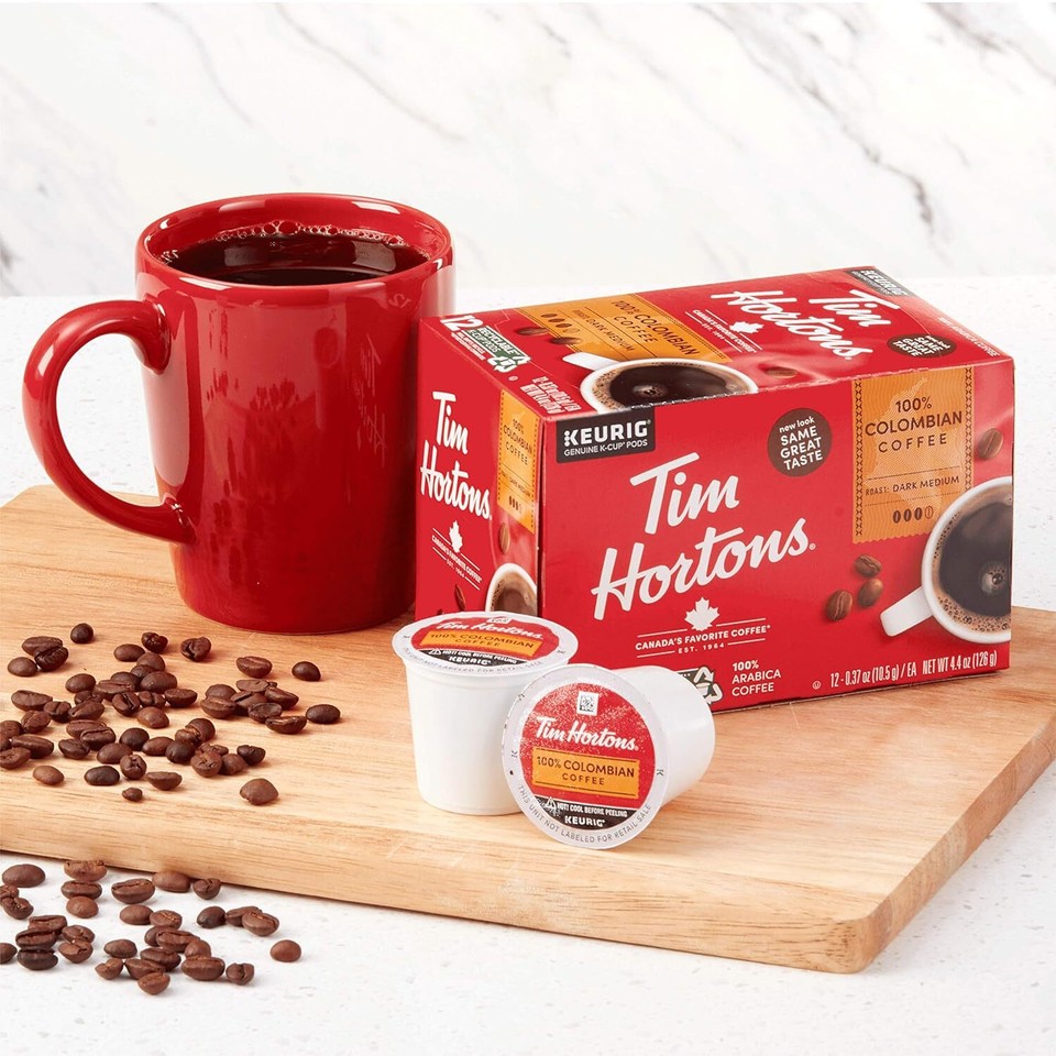 Tim Hortons Colombian Coffee 12 to 144 K cups Pick Any Size FREE ...