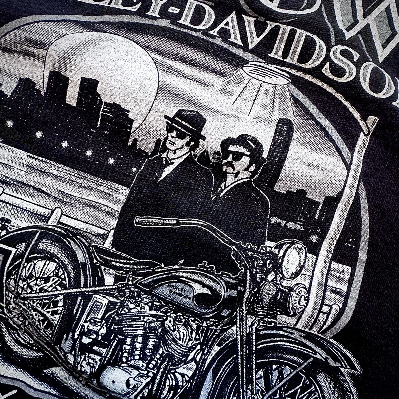 Rare Vintage Harley Davidson Blues Brothers Spiderweb… - Gem