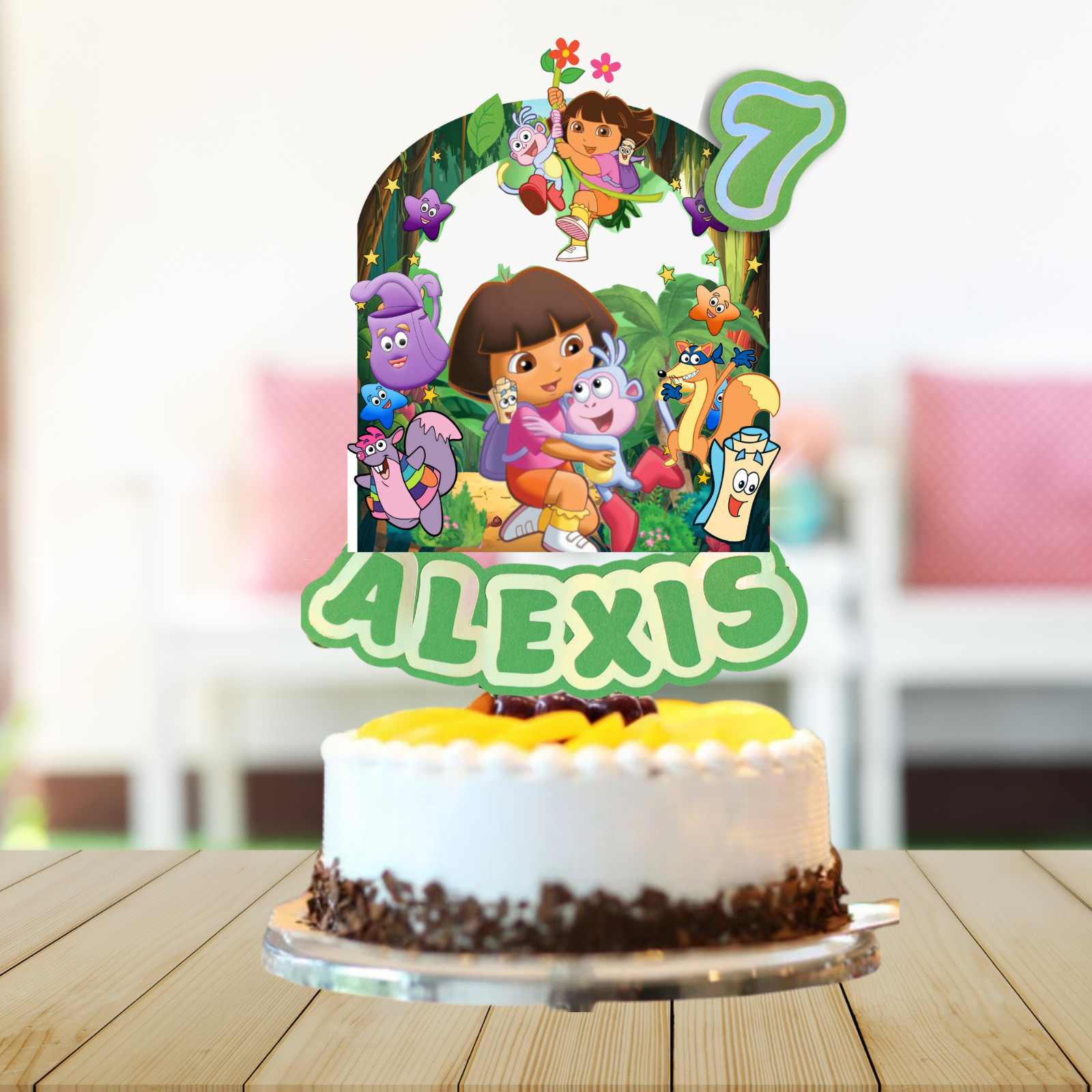 DORA cupcake cake topper birthday party supplies favor centerpiece ...