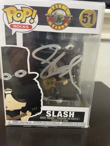 Slash Autographed Funko Pop #51 COA | eBay