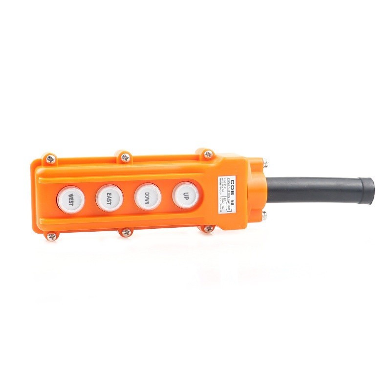 Switch 4 Way Push Button Business & Industrial For Hoist Orange Red ...