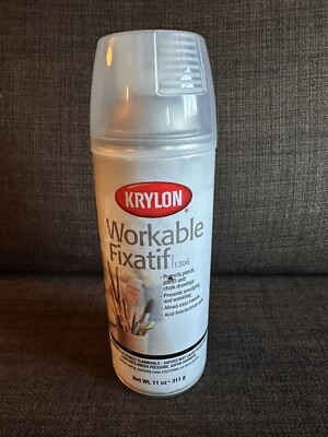 Krylon K01306 Workable Fixatif Spray Clear, 11-Ounce Aerosol, Matte | eBay