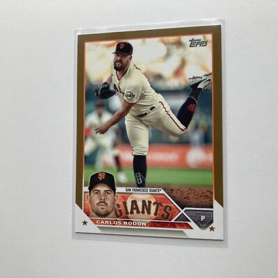 Carlos Rodon 2023 Topps Series 1 One Baseball Gold Card 882/2023 #179 ...