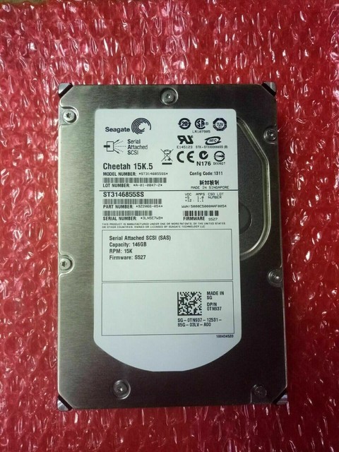 Seagate Cheetah 15K.5 146.8GB Internal 15000RPM 3.5" (ST3146855SS) HDD ...