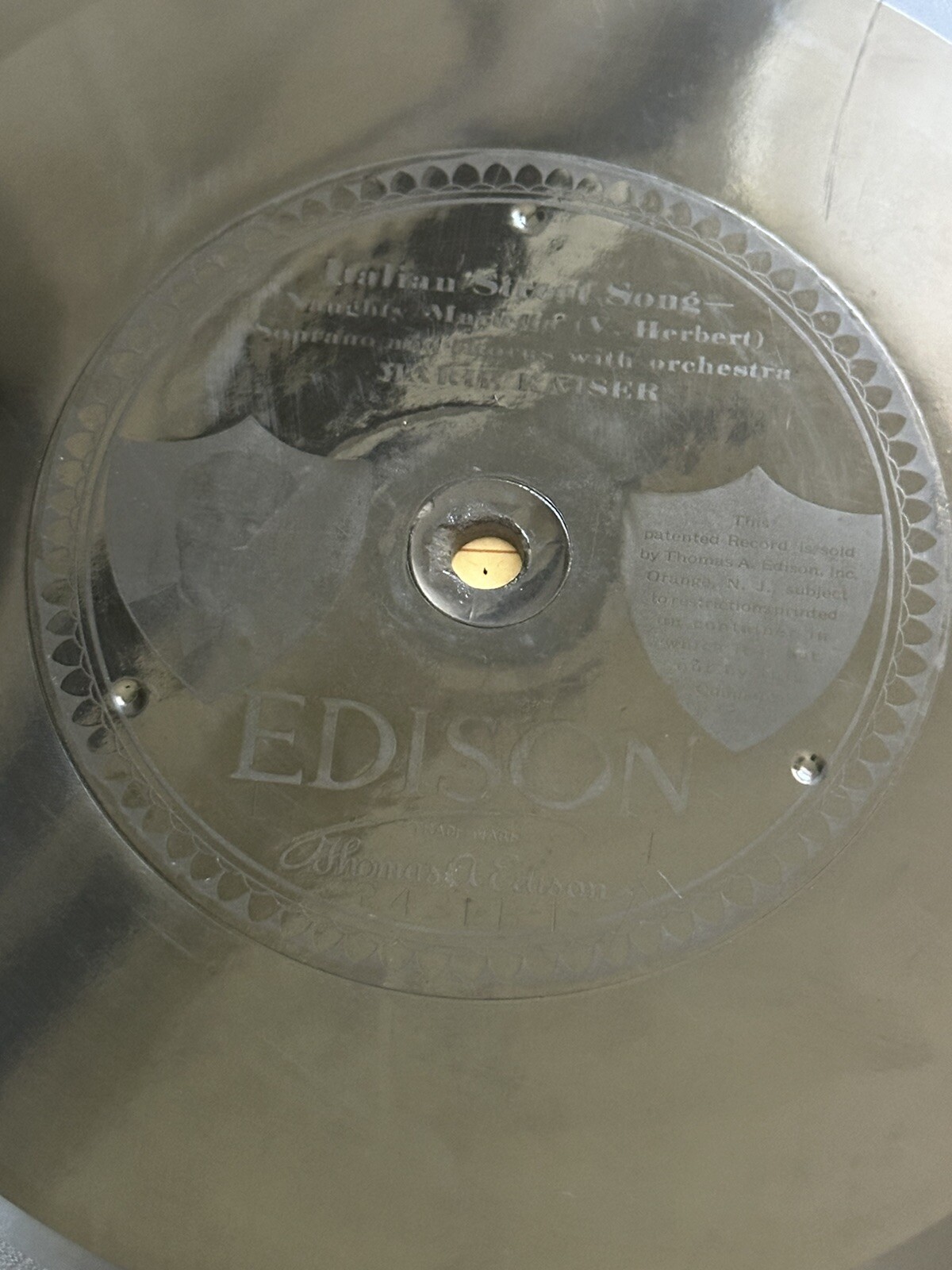 Edison Diamond Disc 80105 - Italian Street Song / Funiculi Funicula EE ...