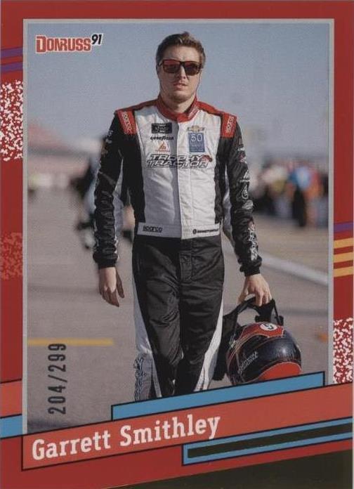 2024 Panini Donruss NASCAR - Retro 1991 Garrett Smithley #161 Red /299 ...