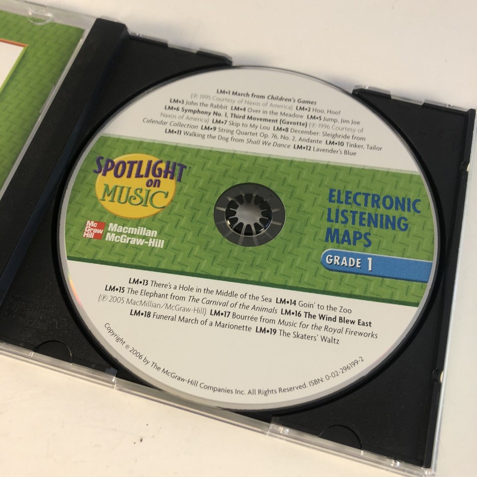 SPOTLIGHT ON MUSIC Electronic Listening Maps Student Edition CD-Rom ...