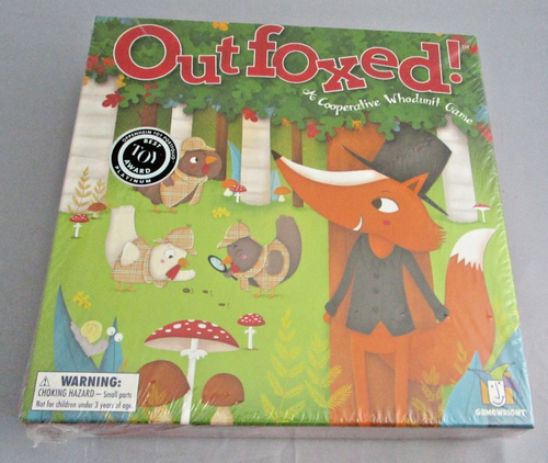 Outfoxed A Cooperative Clue Whodunit Board Game by Gamewright for Kids ...