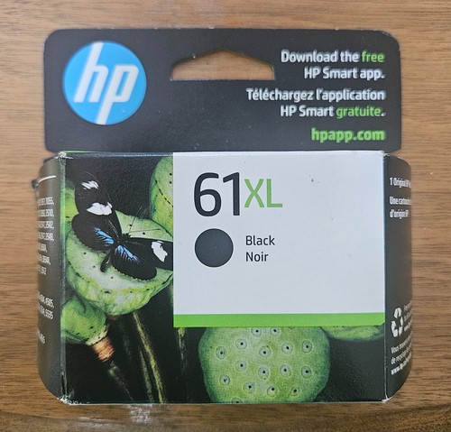 HP GENUINE 61XL BLACK INK Cartridge | eBay