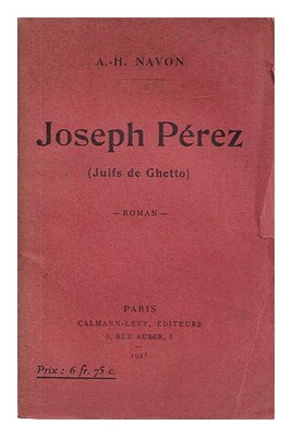 NAVON, A.-H. Joseph Pérez 1925 Copertina flessibile | eBay