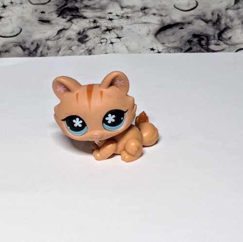 Littlest Pet Shop CAT Orange Kitten # 649 Bobblehead LPS Hasbro Cute ...