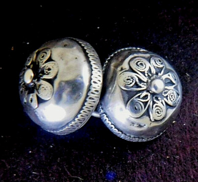 Buttons - Antique Sterling Silver Buttons