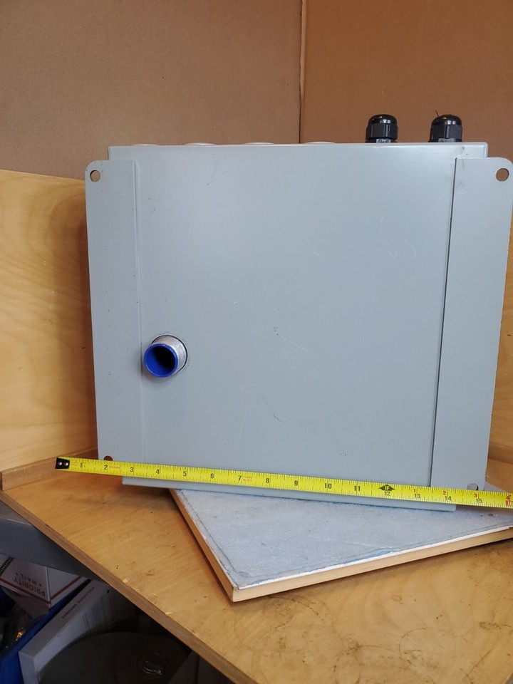 HOFFMAN A1212CH INDUSTRIAL CONTROL PANNEL ENCLOSURE 12X12X6 with ...