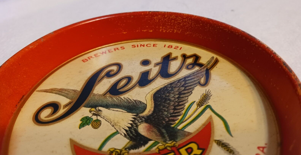 Vintage Seitz Beer metal tip tray, Seitz Brewing Co. Easton, PA | eBay