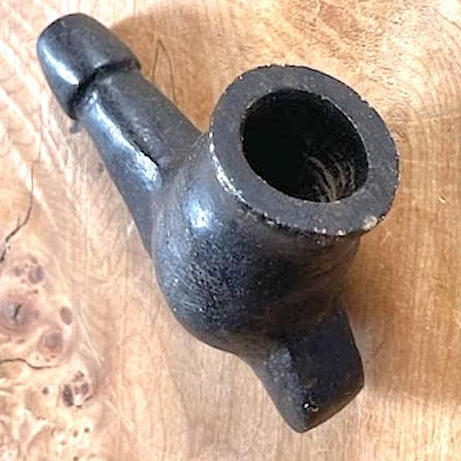 UNIQUE? (Ca. 1600'S) STEATITE PIPE. MONOLITHIC AX. SHAMANIC SPIRITIUAL ...