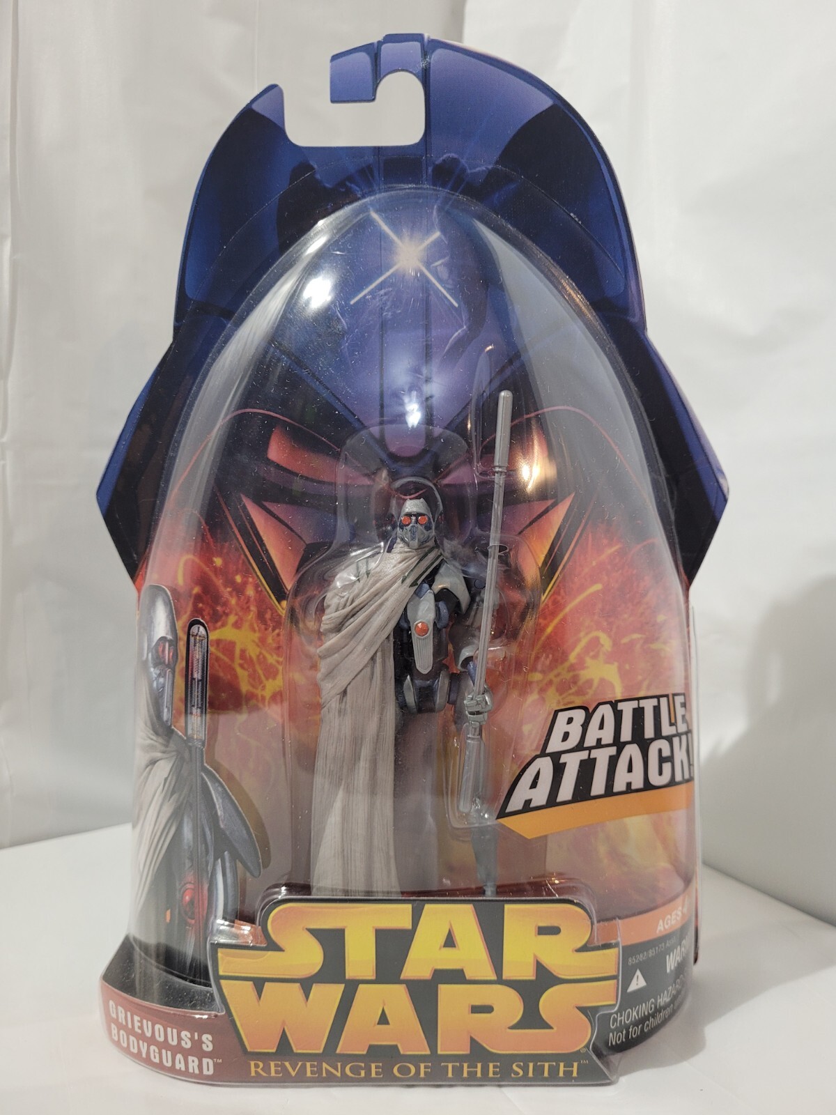 NEW GRIEVOUS BODYGUARD STAR WARS ROTS #8 HASBRO 2005 BATTLE ATTACK ...
