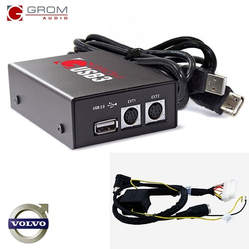 GROM Audio USB MP3 iPhone Android adapter kit VOLVO S60 S70 V70 S80 S40 ...