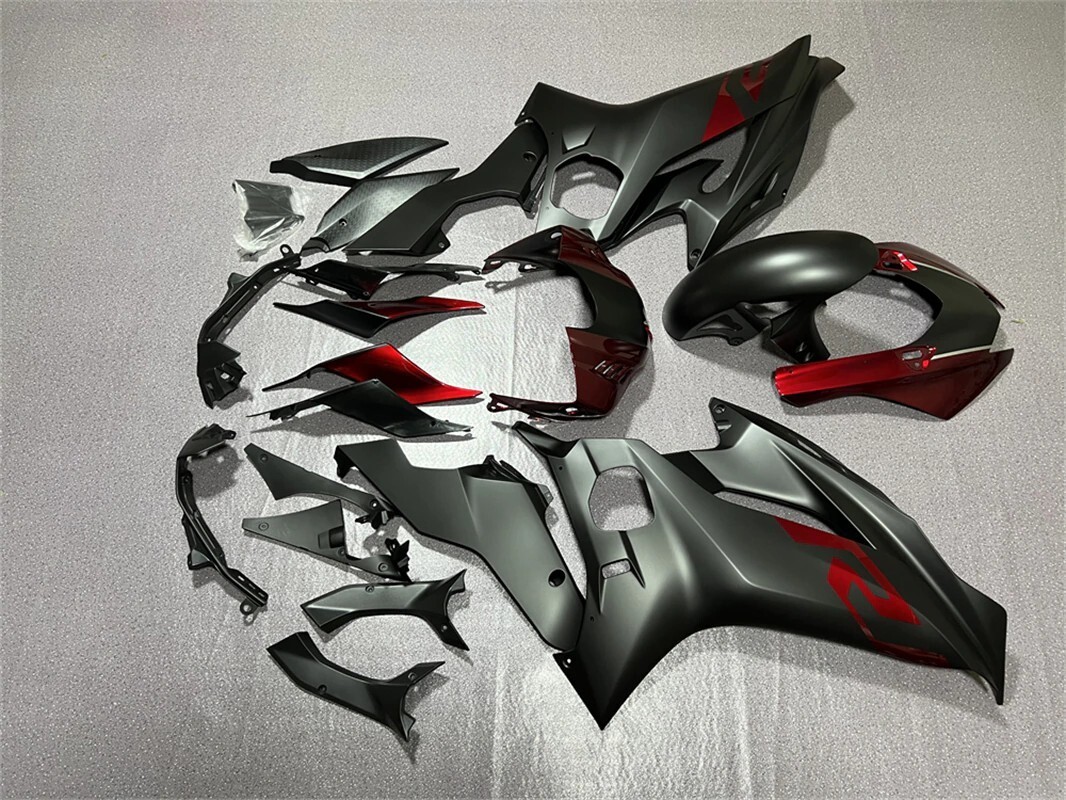 Matte Black Red Fairing Kit for Yamaha YZF R6 2017-2021 ABS Injection ...