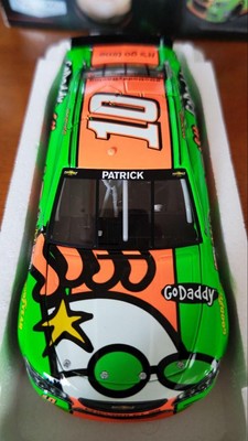 Danica Patrick 10 GoDaddy Mini Car 1/24 Scale Orange Green Race Model ...