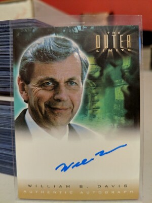 The New Outer Limits William B. Davis A16 Autograph Card as John Wymer ...