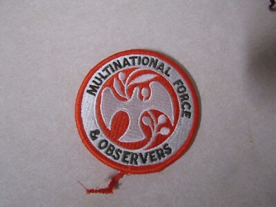 PATCH MILITARY MULTINATIONAL FORCE & OBSERVERS MFO SINAI EGYPT 3 1/4 ...