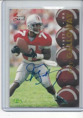 JOEY GALLOWAY 1995 CLASSIC 5 SPORT ON CARD OHIO STATE ROOKIE AUTO RC | eBay
