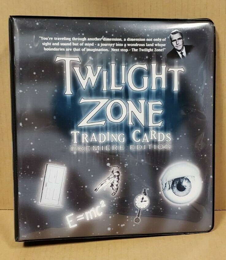 TWILIGHT ZONE TRADING CARDS PREMIERE EDITION BINDER A19 RUTA LEE ...