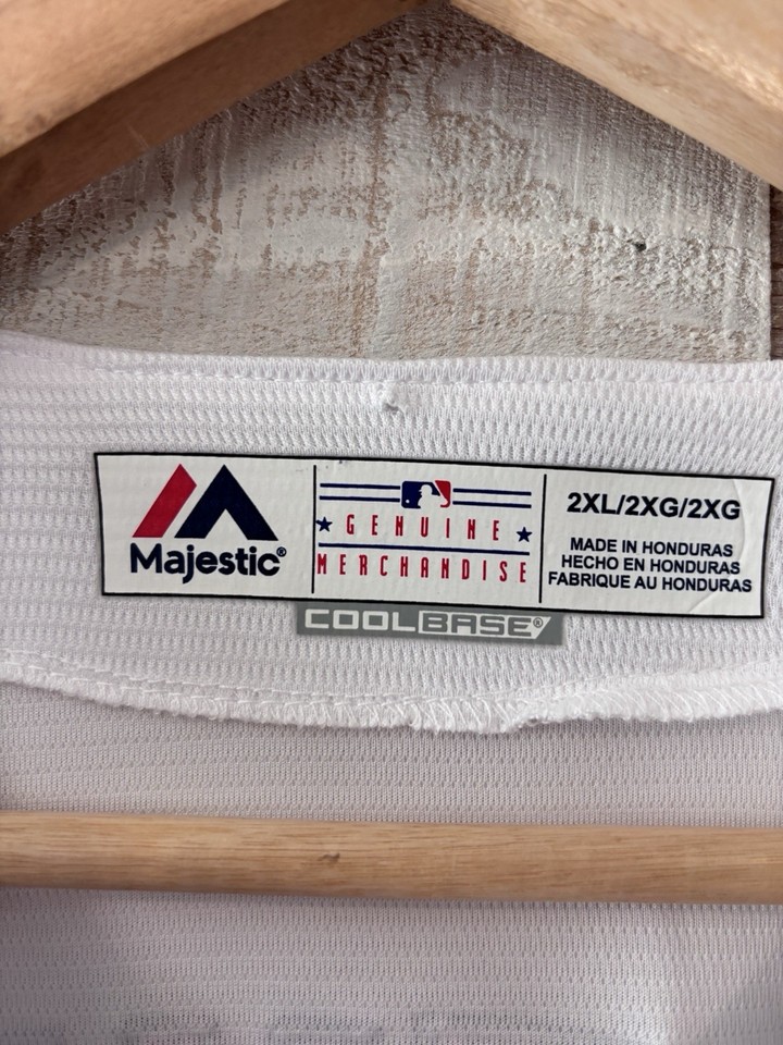 St Louis Cardinals Jersey #35 Dreyer Sz 2XL White Majestic Cool Base | eBay