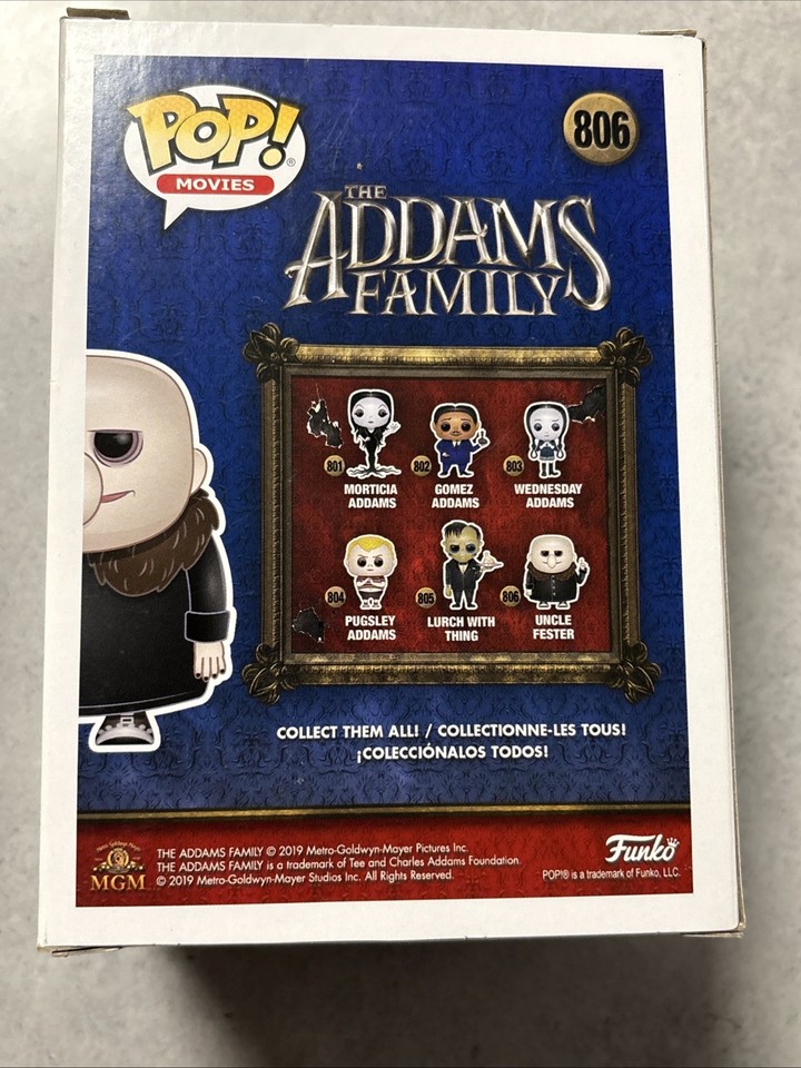 Funko Pop! Movies The Addams Family Rare #806 Uncle Fester Uk Seller ...