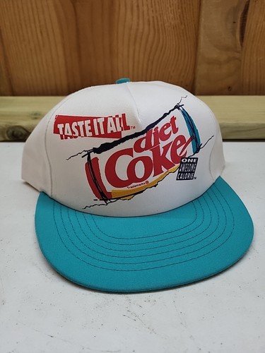 Vintage 90s Diet Coke Hat Snap Back Taste It All | eBay