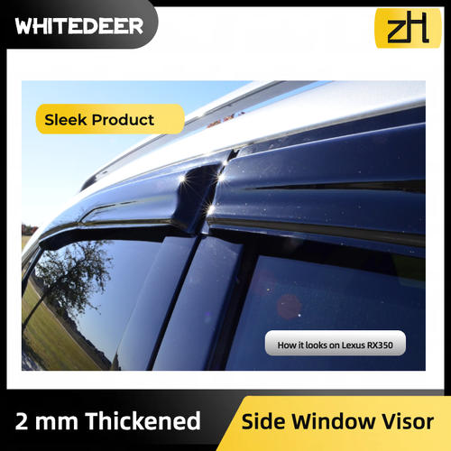 2000-2004 Nissan Xterra Window Visor Rain Deflector Sun Guard | Black ...