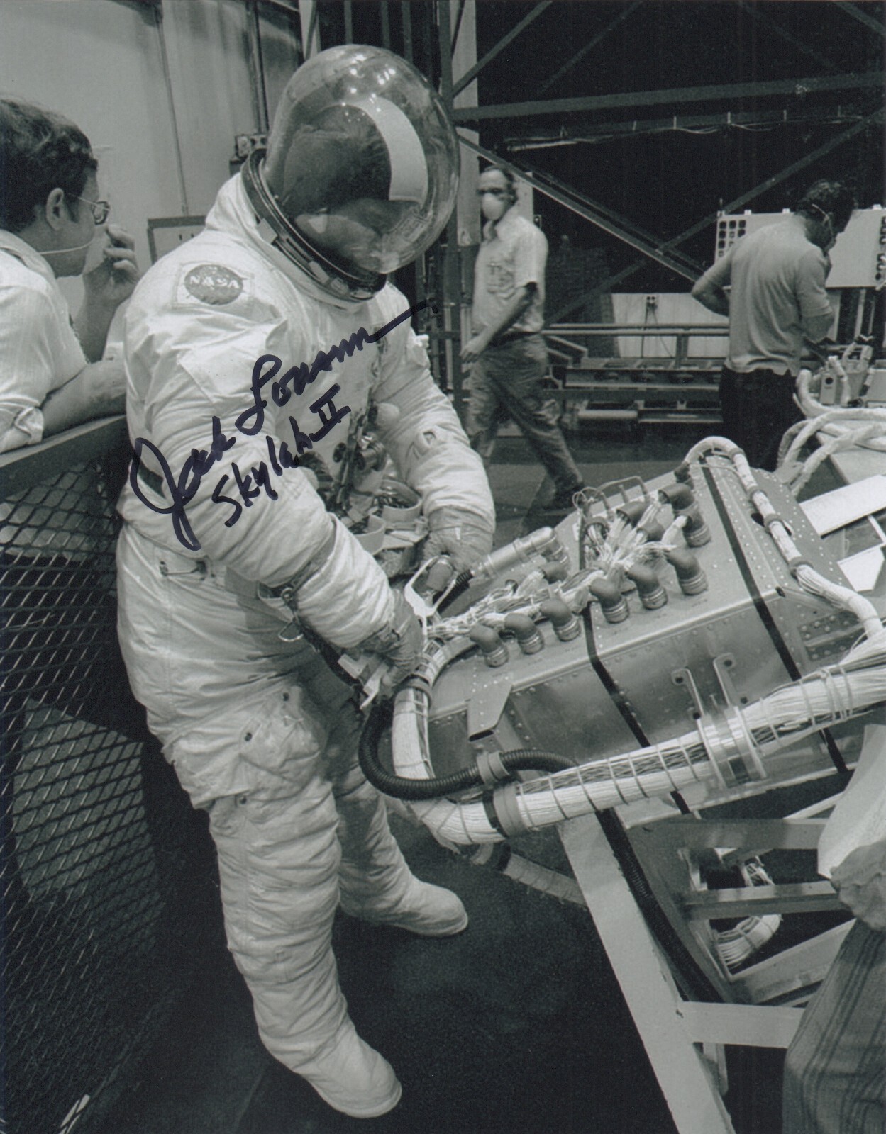 8x10 Original Autographed Photo of Former NASA Astronaut Jack R. Lousma ...