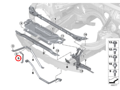 BMW 3' Series G20 Front Panel Rod Centre | eBay UK