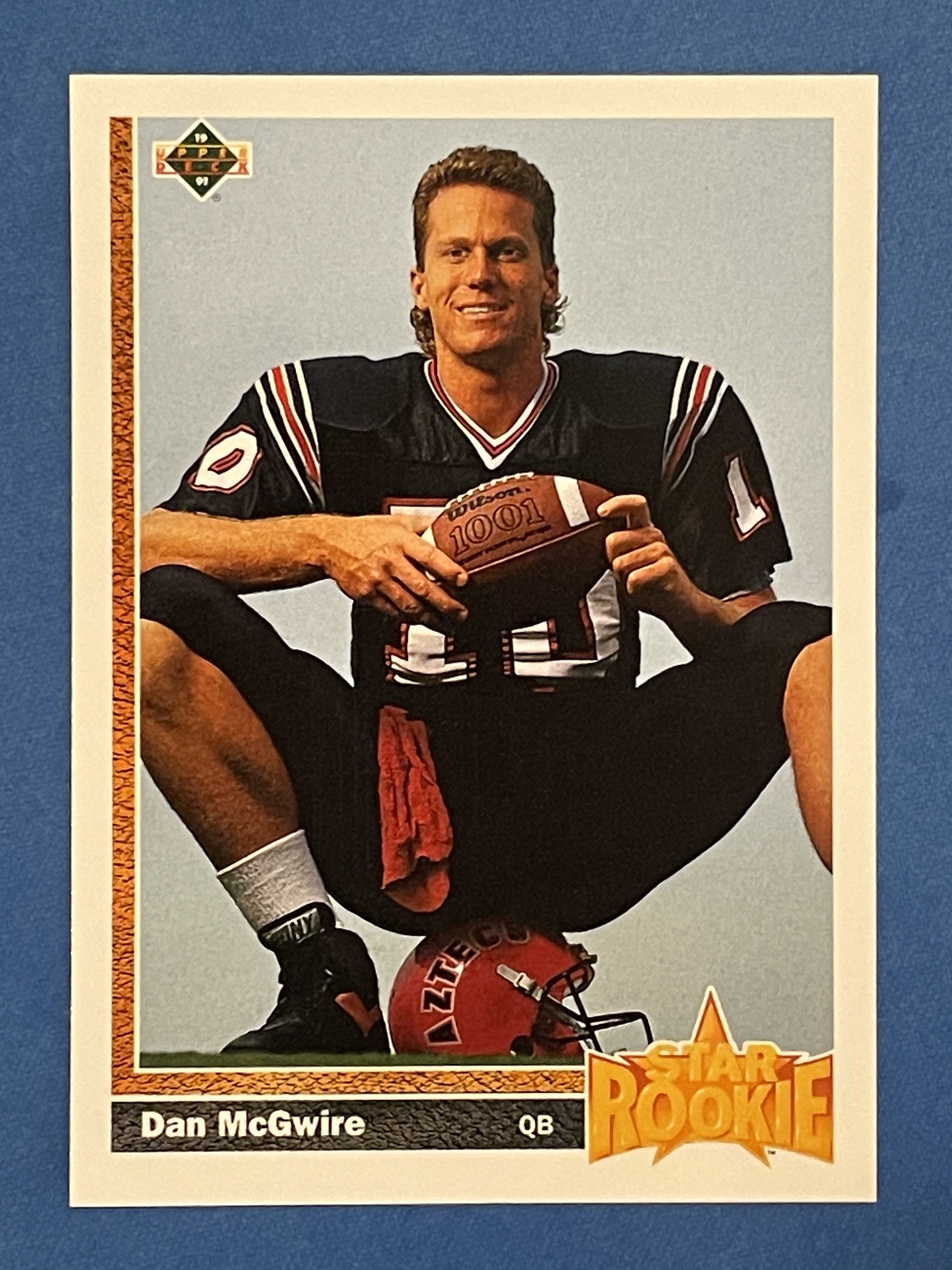 Dan McGwire 1991 Upper Deck Rookie #7 Seattle Seahawks | eBay