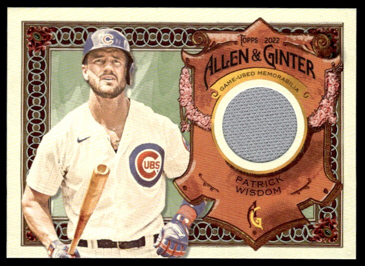 2022 Topps Allen and Ginter Relics #AGRAPW Patrick Wisdom | eBay
