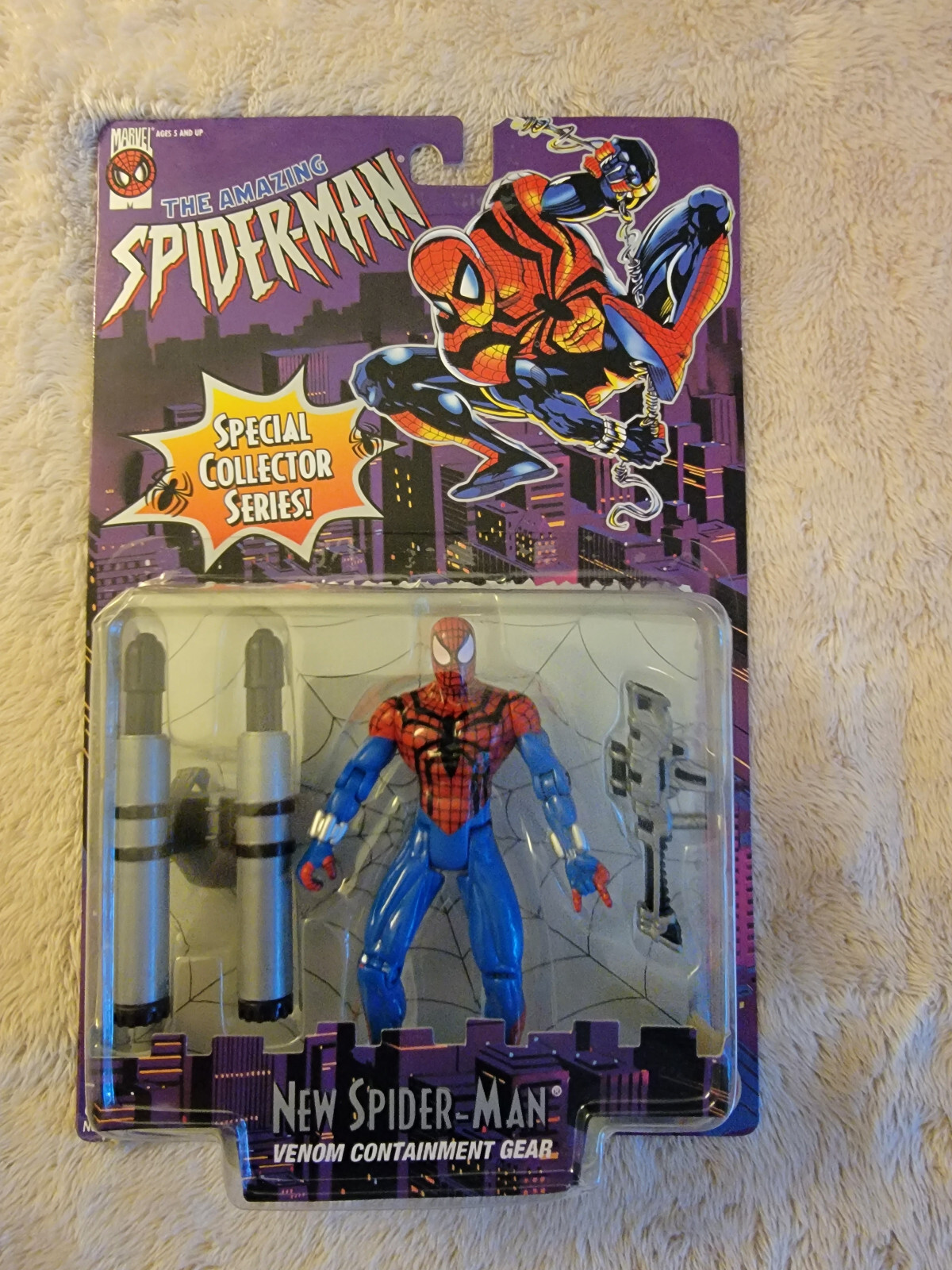 NEW SPIDER-MAN VENOM CONTAINMENT GEAR SPECIAL COLLECTORS SERIES TOYBIZ ...