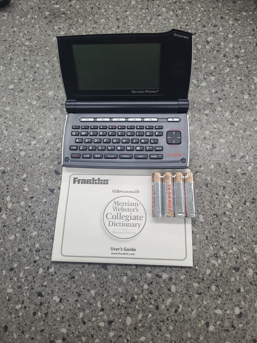 Franklin Merriam Webster Collegiate Dictionary