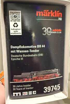 Marklin 39745 Class 44 Steam Locomotive with a Tub-Style Tender | eBay