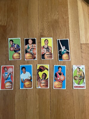 Vintage 1970-71 Topps Basketball 9 Card Lot Good Condition Van Lier ...